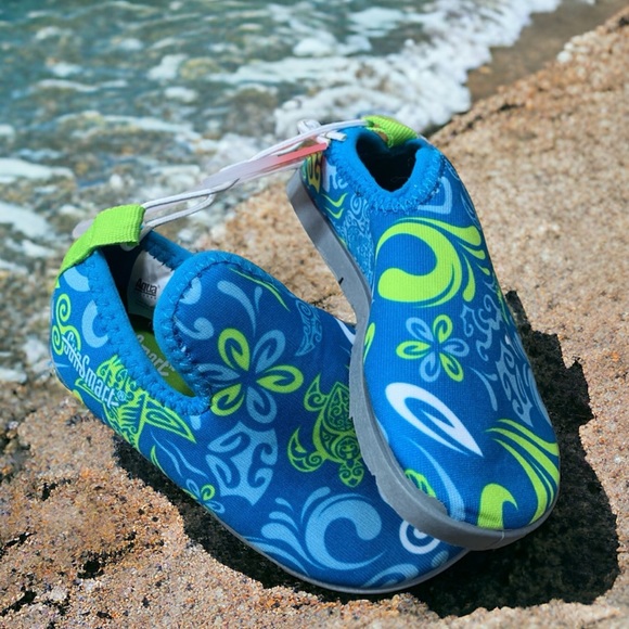 Aqua | Shoes | Sunsmart By Aqua Swimming Shoes Blue Green | Poshmark